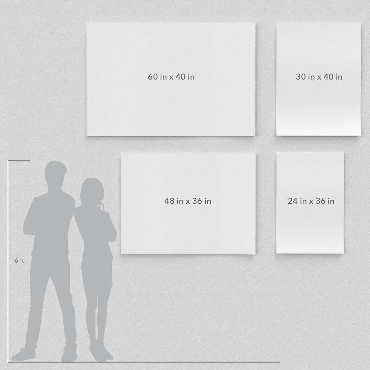 poster size comparison chart