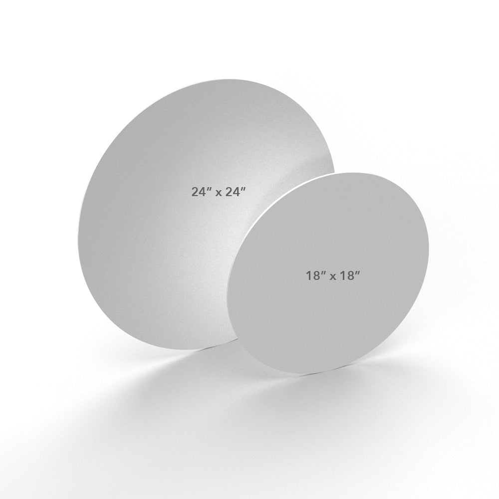 24" x 24" Aluminum Round Signs – CdesignsPrint