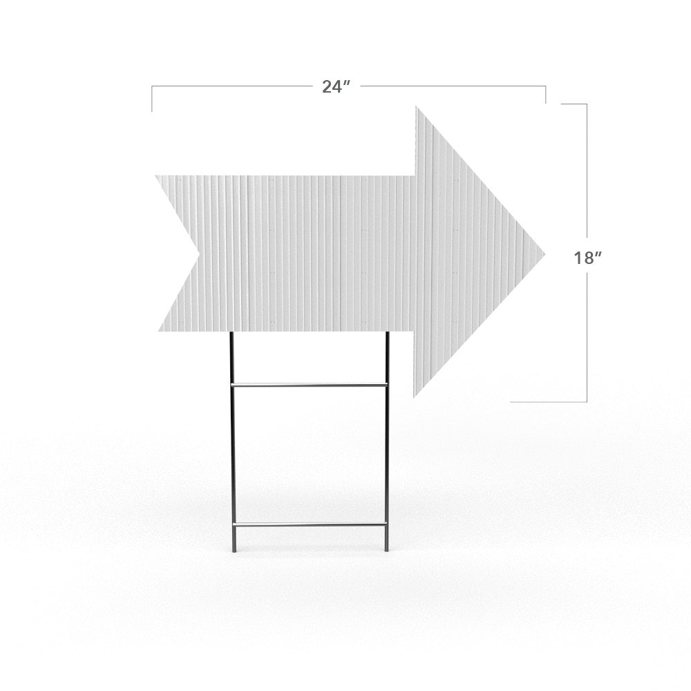Arrow Signs with Stake (for Yard) | CdesignsPrint