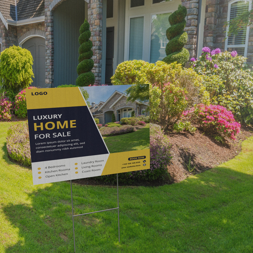 Lawn Sign, Stakes (Economy Rectangle) | CdesignsPrint