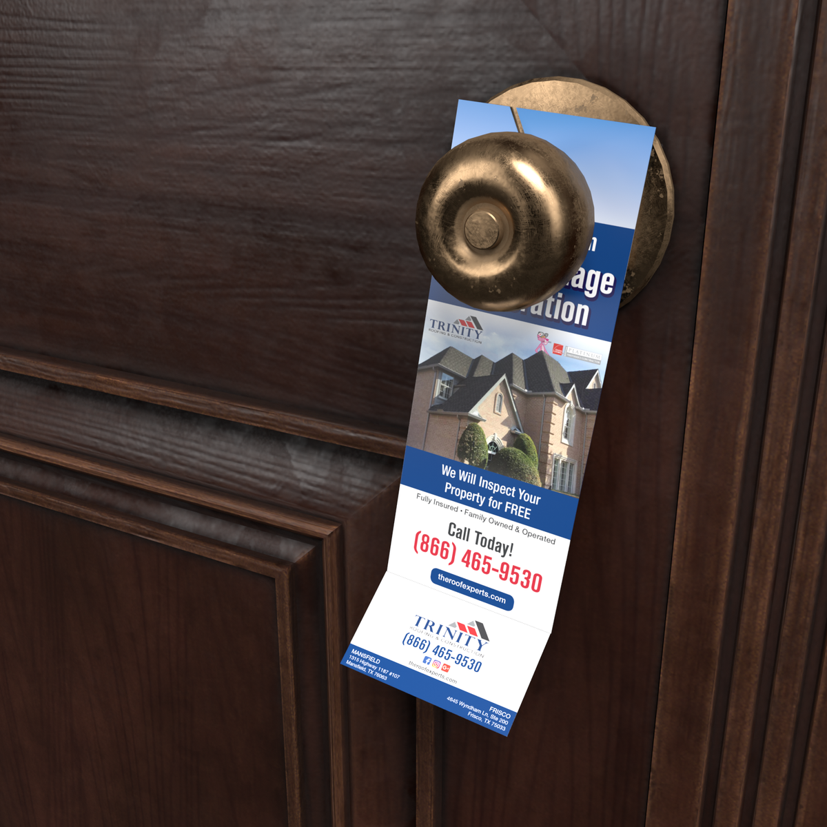 Tear Off Cards (Door Hangers / Business Card) | CdesignsPrint