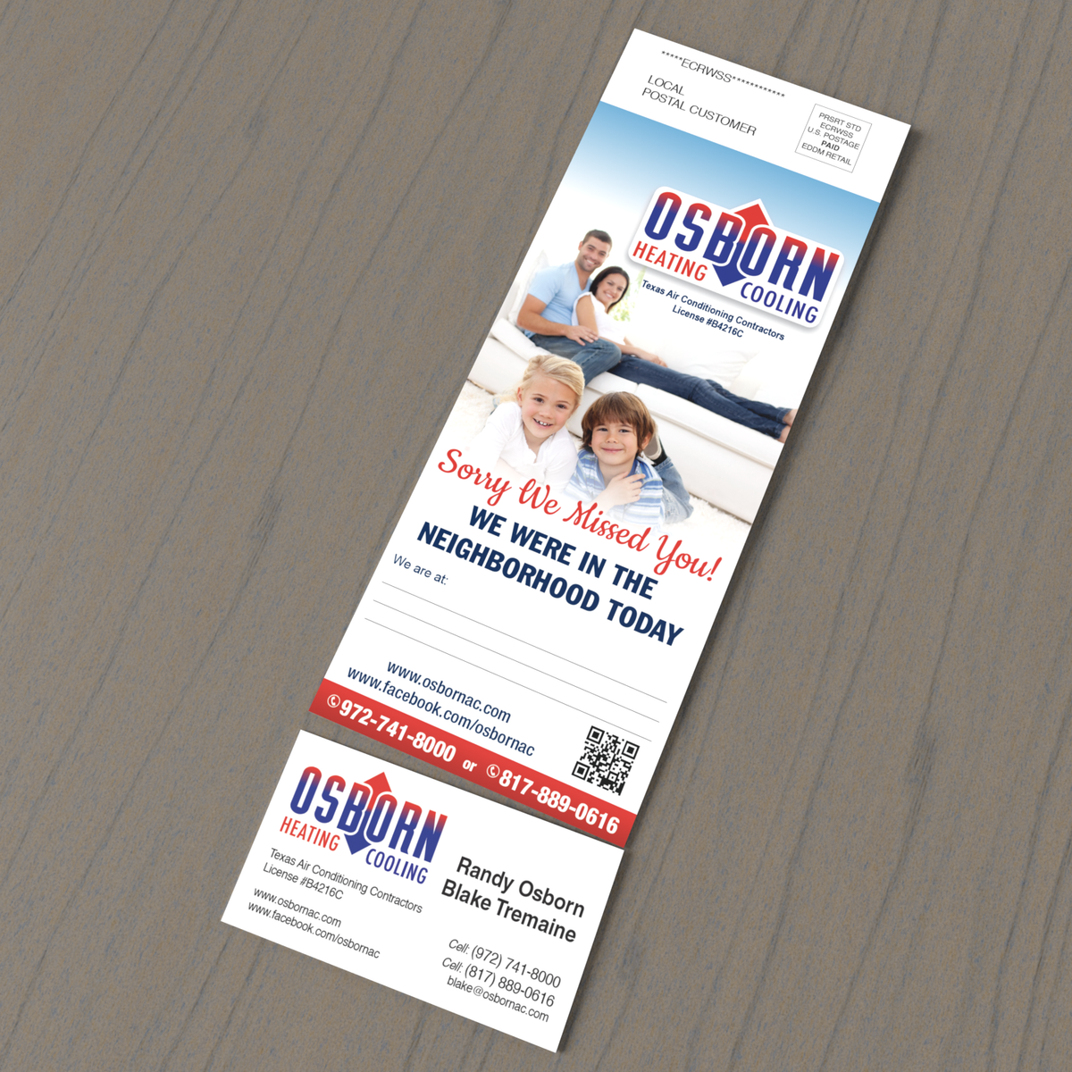 Rack Card and Perforated Contact Card | CdesignsPrint