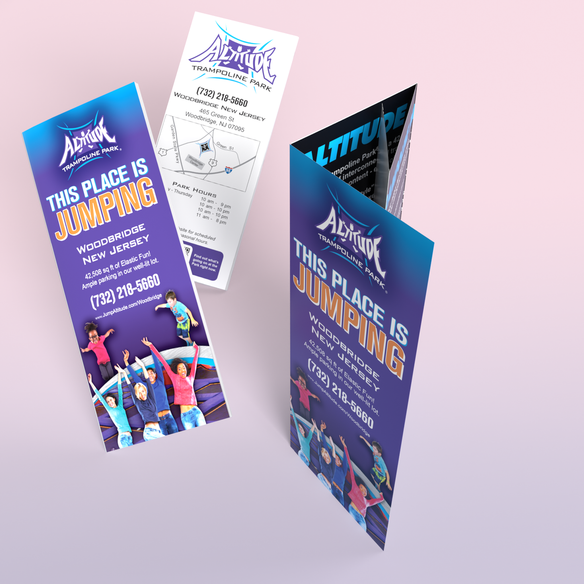 4-Panel Roll Fold Brochure, Custom Printed | Cdesigns – CdesignsPrint